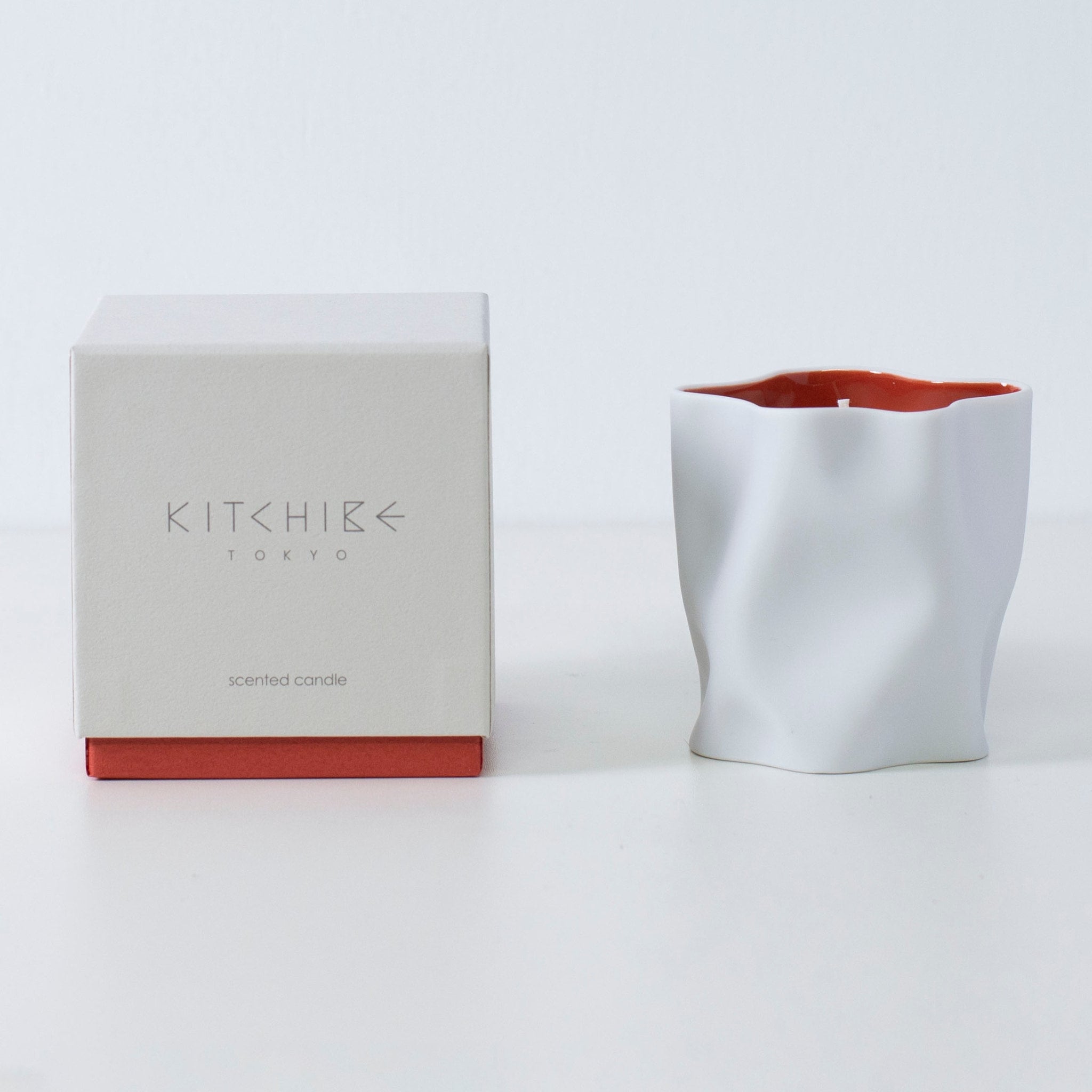 Japanese Candle “AKAFUJI” – Scented with Japanese Incense & Bergamot ...