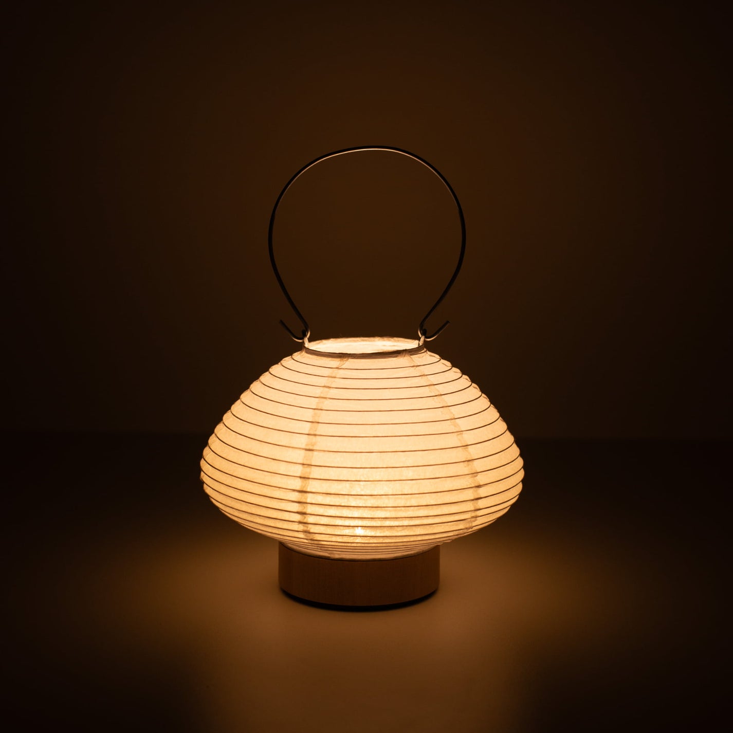 Japanese Paper Table Lamp “RIN” - Japandi Living Room Table Lamp ...