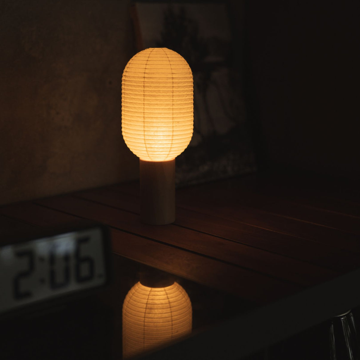 Japanese Paper Table Lamp “TORCHIN VERTICAL" for Japandi bedroom ...