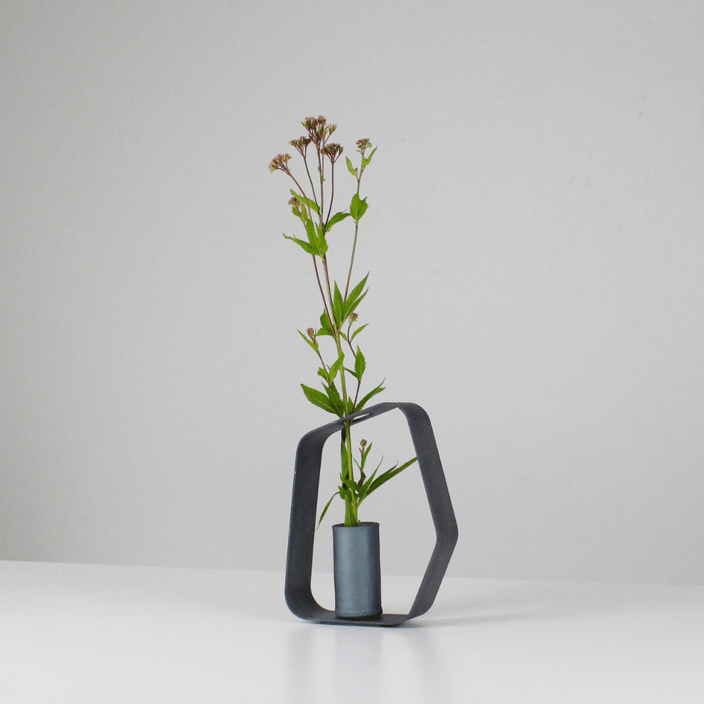 Japanese Tile Flower Vase sasae | Elegant Ikebana Decorative Vase ...
