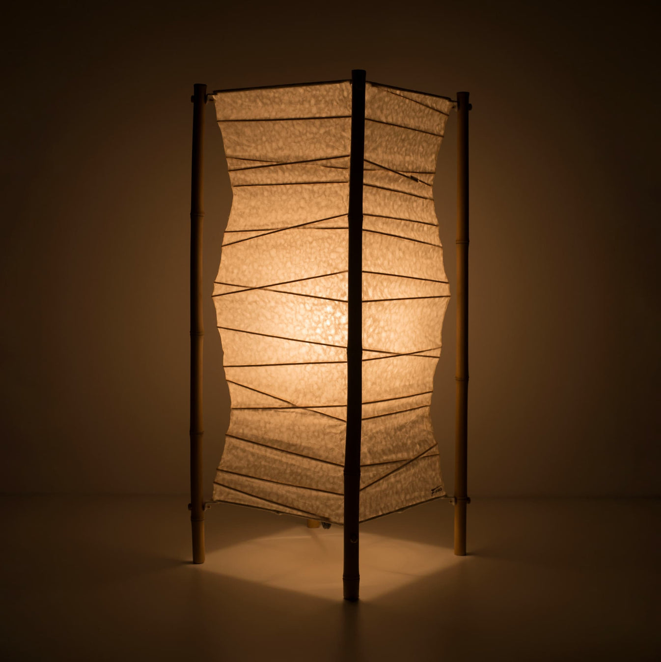 Japanese Paper Floor Lamp “NIPPON” 02 for wabi sabi interior ...