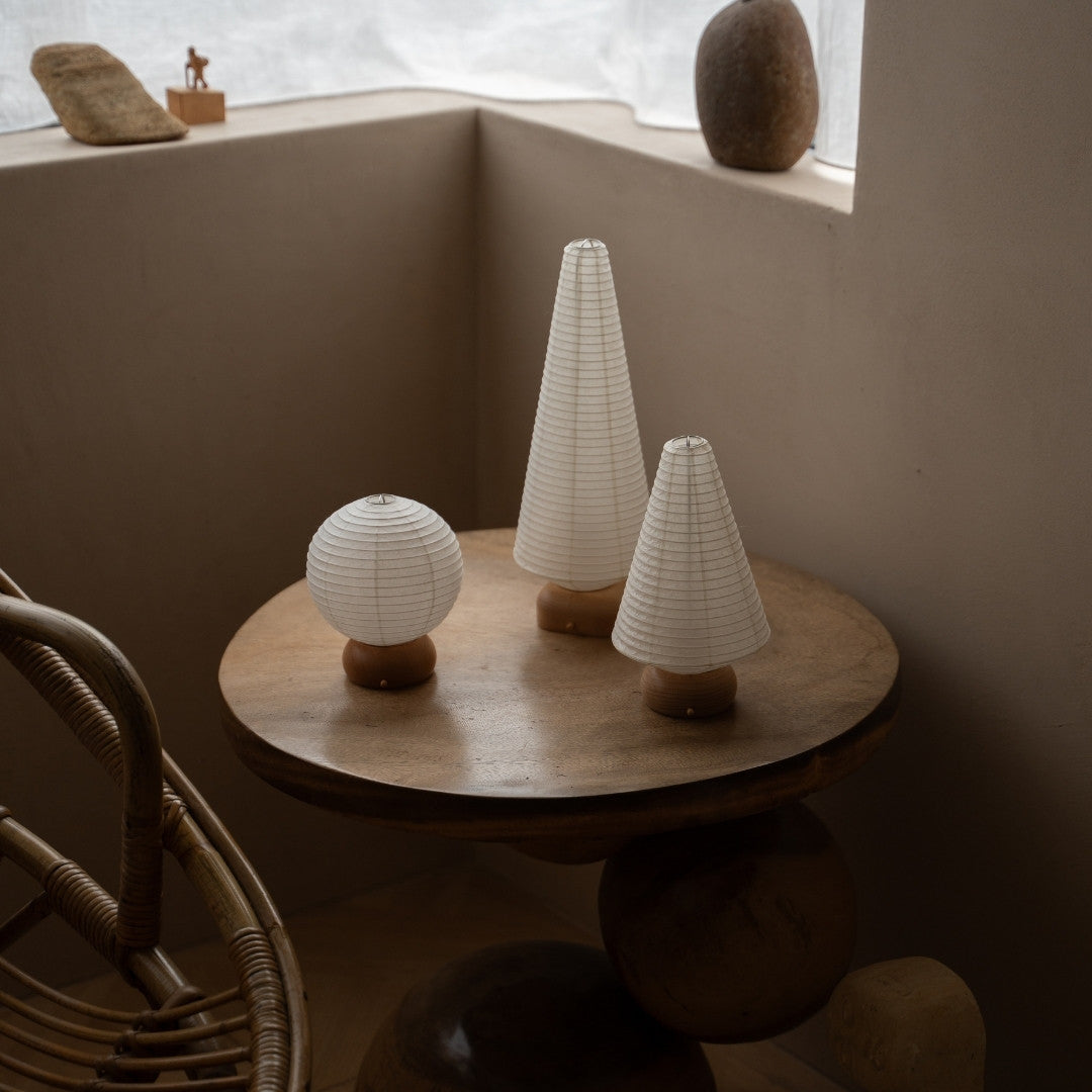 Japanese Paper Table Lamp "Tree" for Japandi living rooms – Millennium ...