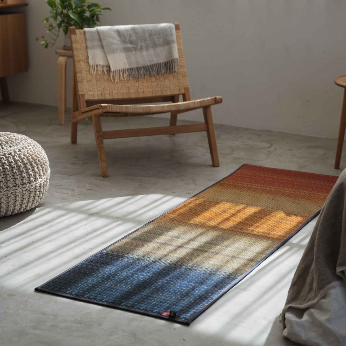 Japanse tatami yogamat "Joy" Rood | Zen Space Decor – Millennium Gallery JP